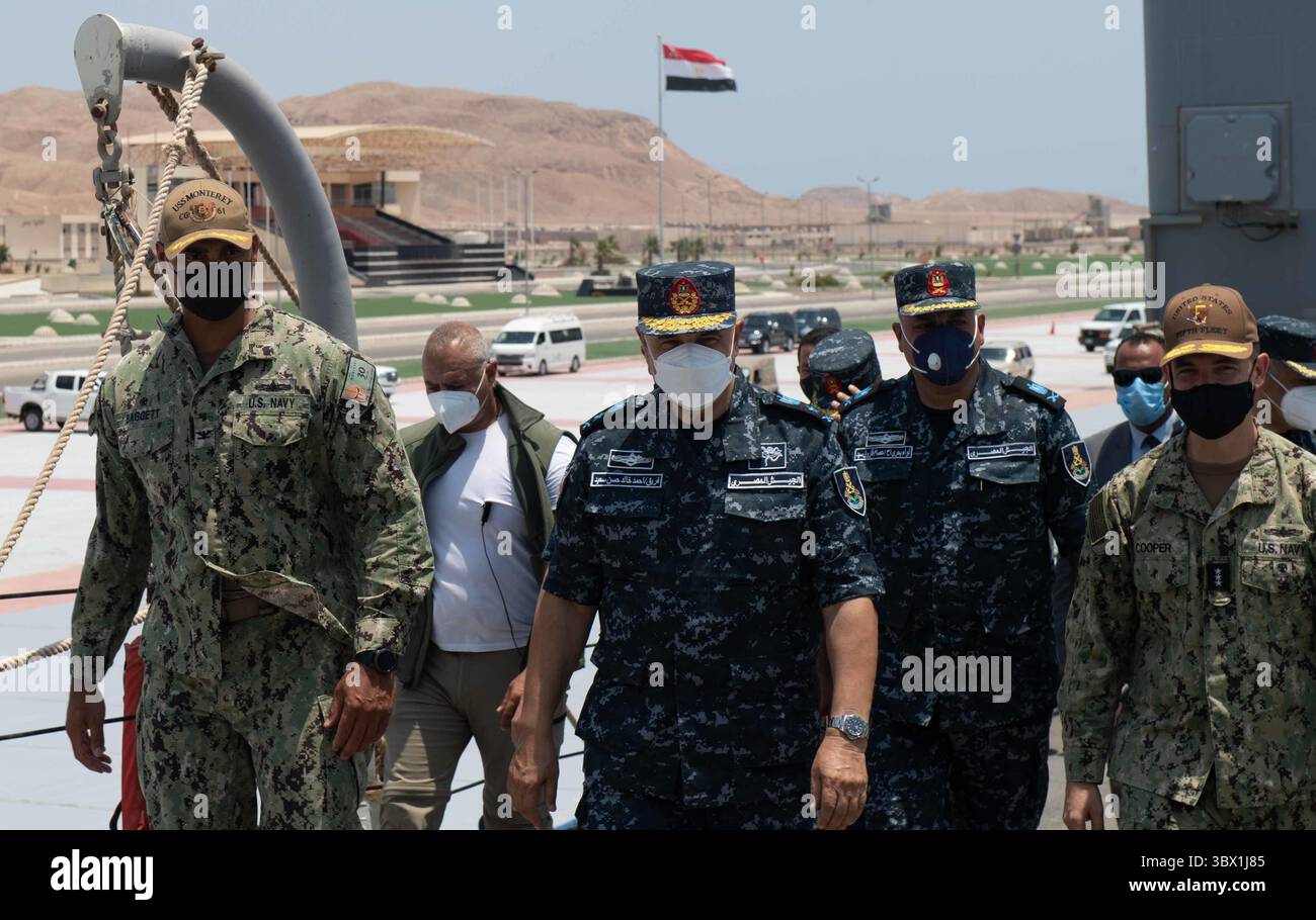 August 12, 2021 - Berenice, Egypt - Capt. Joseph Baggett, commanding ...
