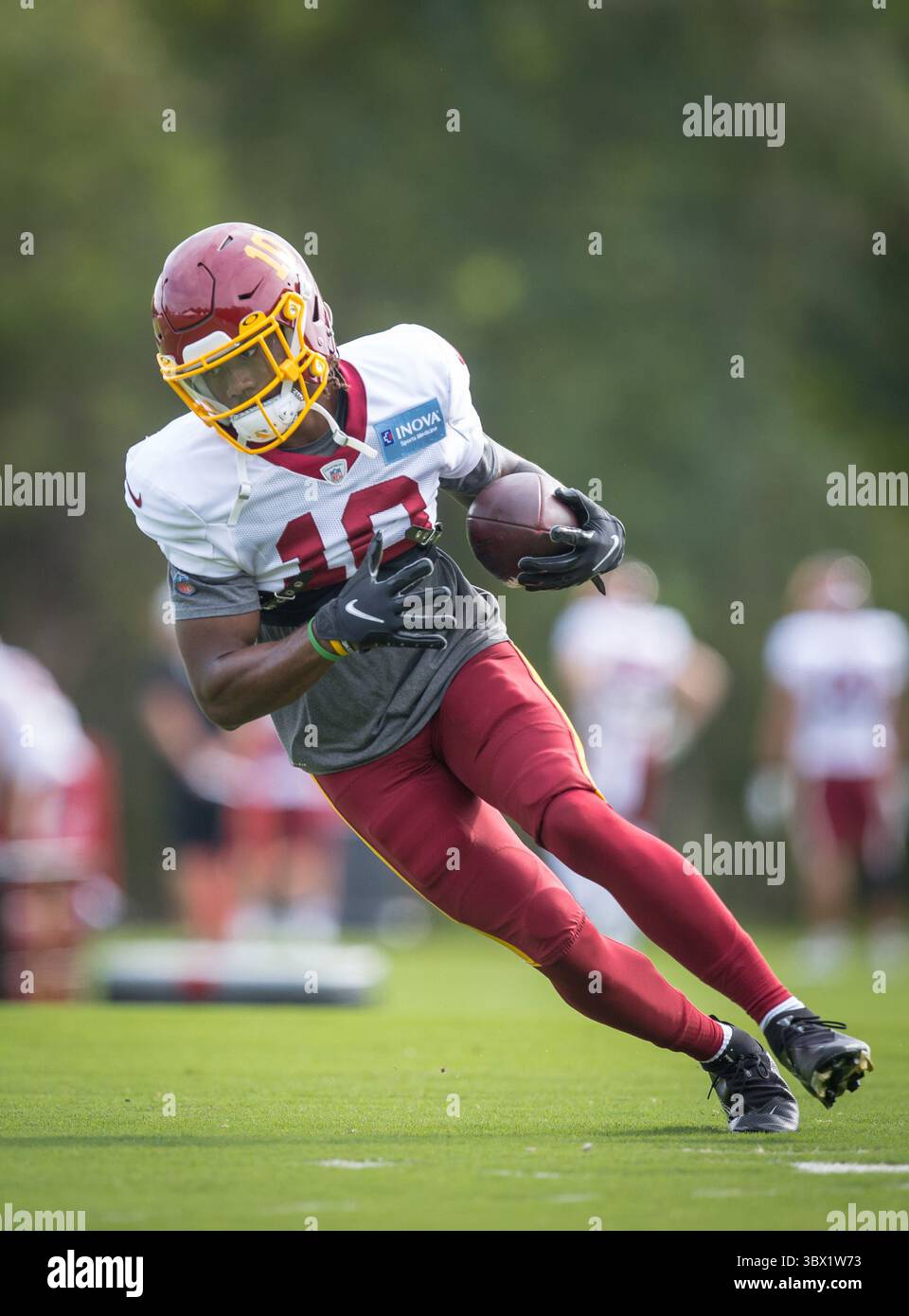 August 15, 2021: Washington Football Team wide receiver Curtis Samuel ...