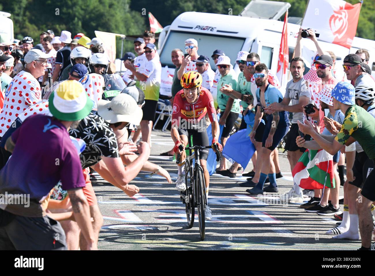 Tour de france hautacam pogacar 2025 hi-res stock photography and ...