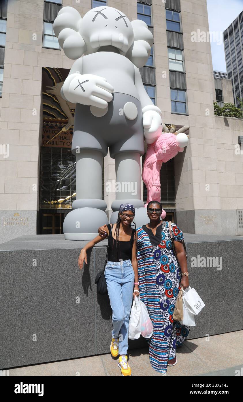 August 16, 2021, New York, New York, USA: A view of the new 18-foot ...