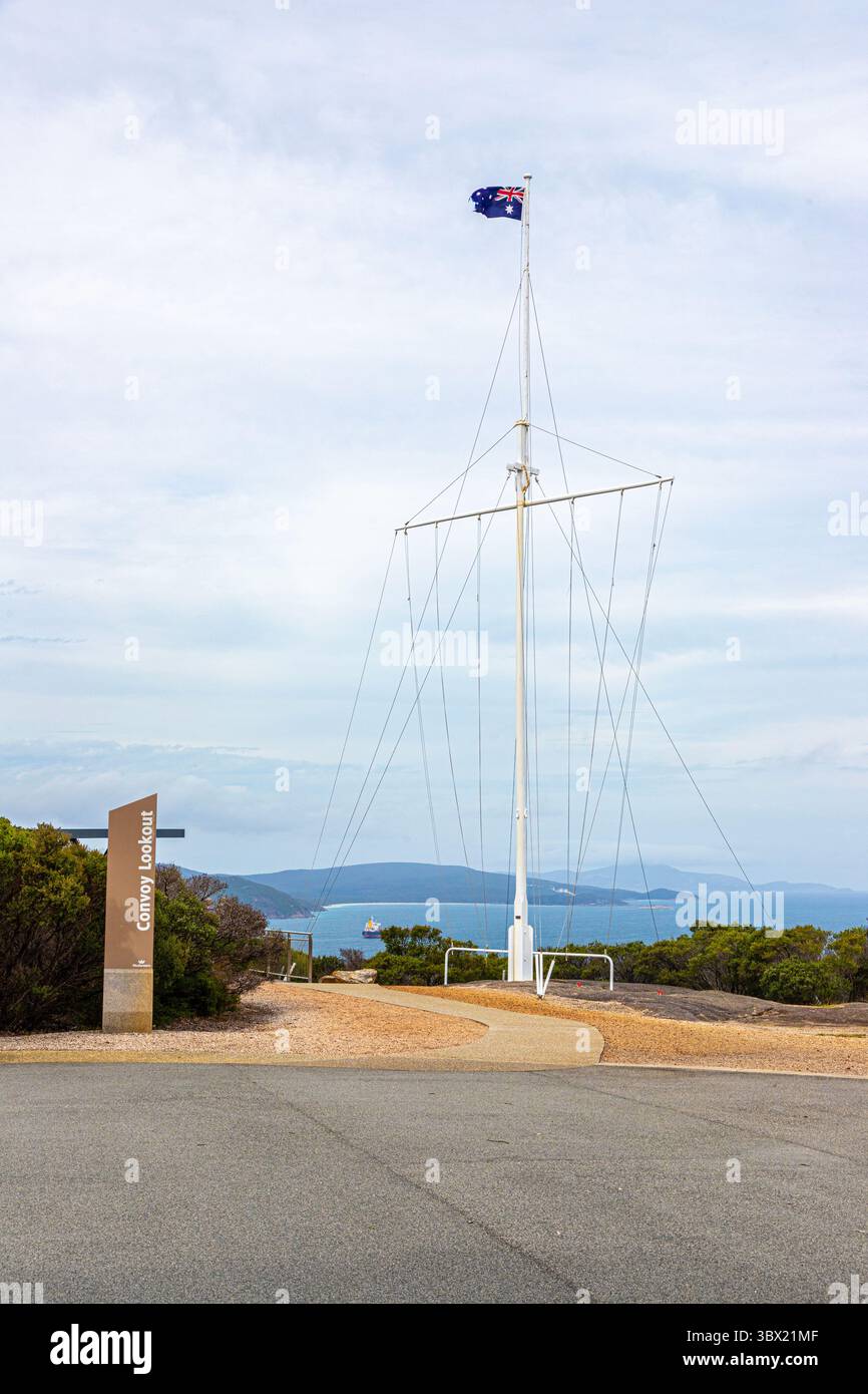 The Convoy Lookout viewpoint overlooking the King George Sound at the ...