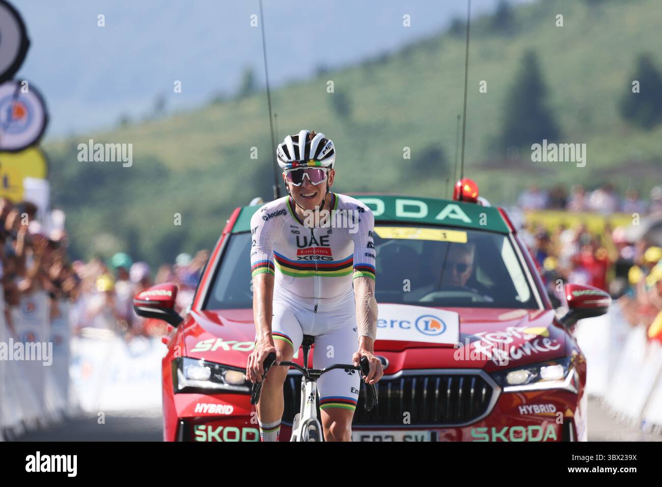 Tour de france hautacam pogacar 2025 hi-res stock photography and ...