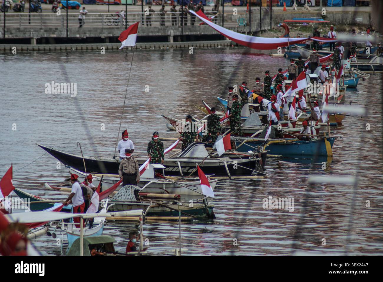 August 17, 2021, Makassar, South Sulawesi, Indonesia: The atmosphere of ...