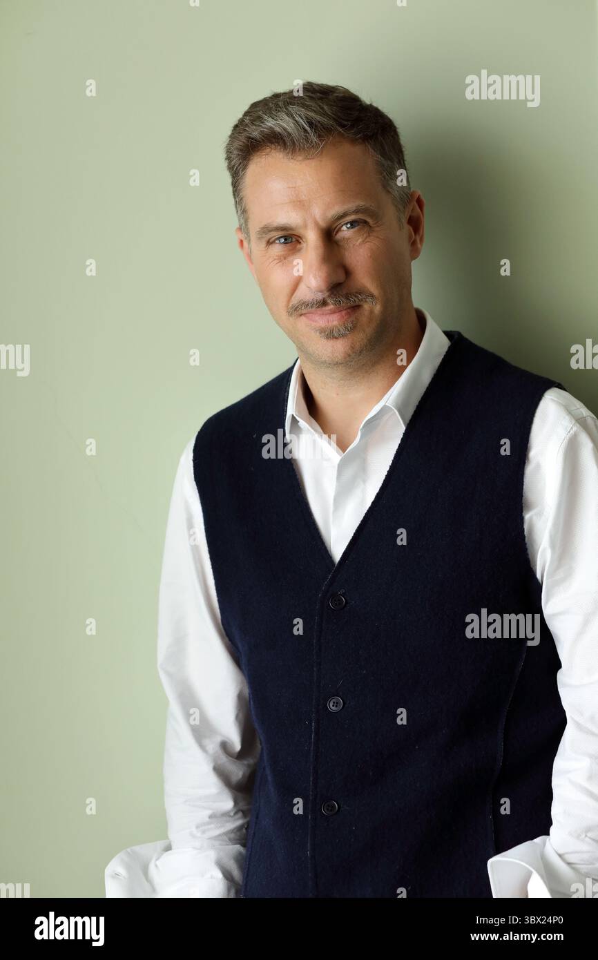 The actor and television presenter Gabriele Corsi posing during the ...
