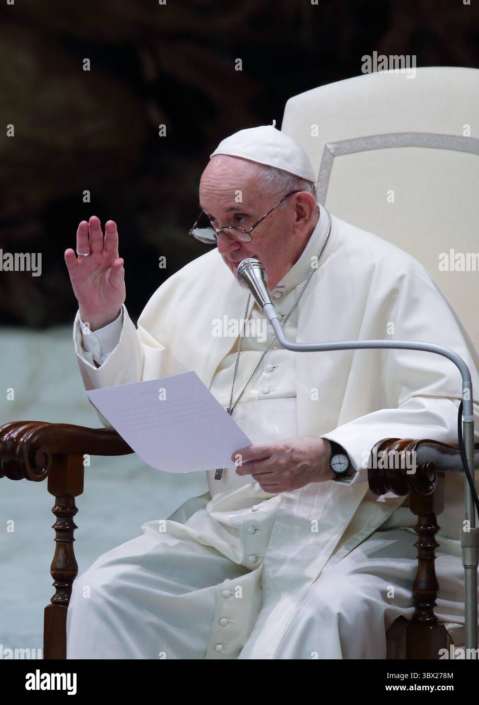 August 18, 2021 - Vatican City (Holy See) POPE FRANCIS during the ...