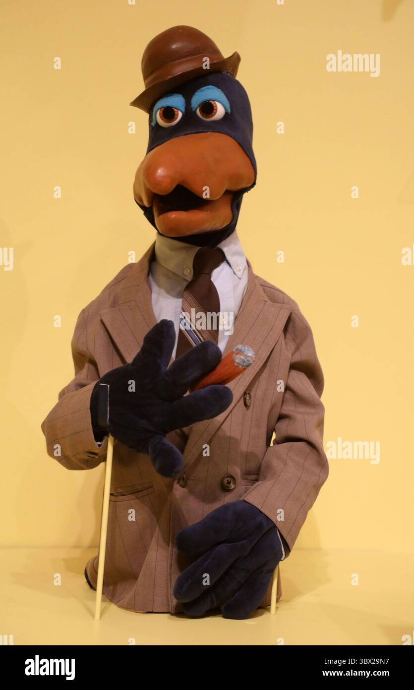 August 18, 2021, New York, New York, USA: A view of the OTIS puppet ...