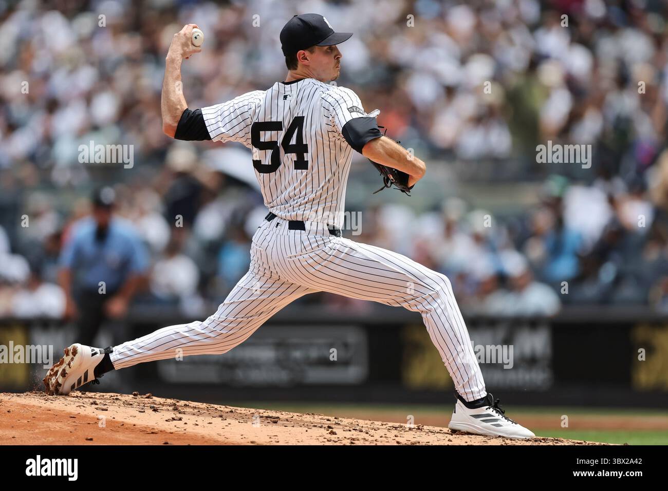BRONX, NY - JULY 12: New York Yankees pitcher Max Fried (54) pitches ...
