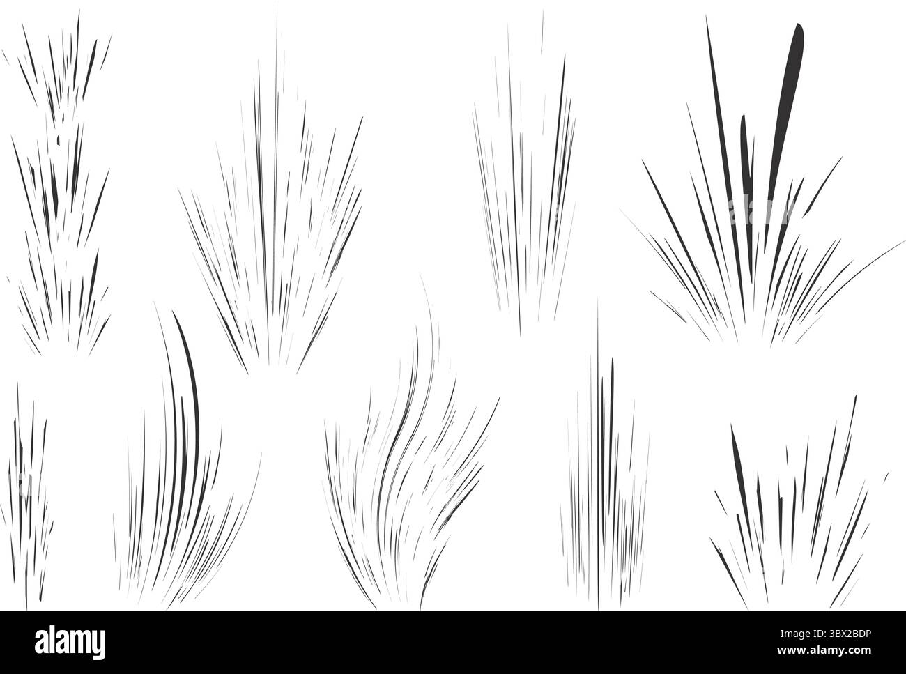 Line movement elements anime Cut Out Stock Images & Pictures - Alamy