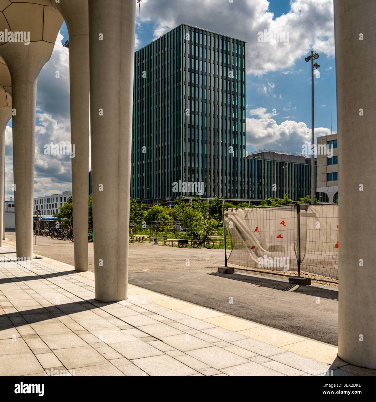 Modern High-Rise In Freiham Munich Bavaria: Contemporary Building With ...