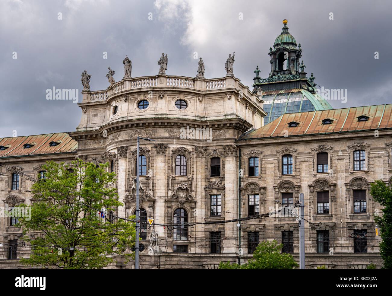 Bavarian State Ministry At Karlsplatz Stachus Munich: Historic Baroque ...