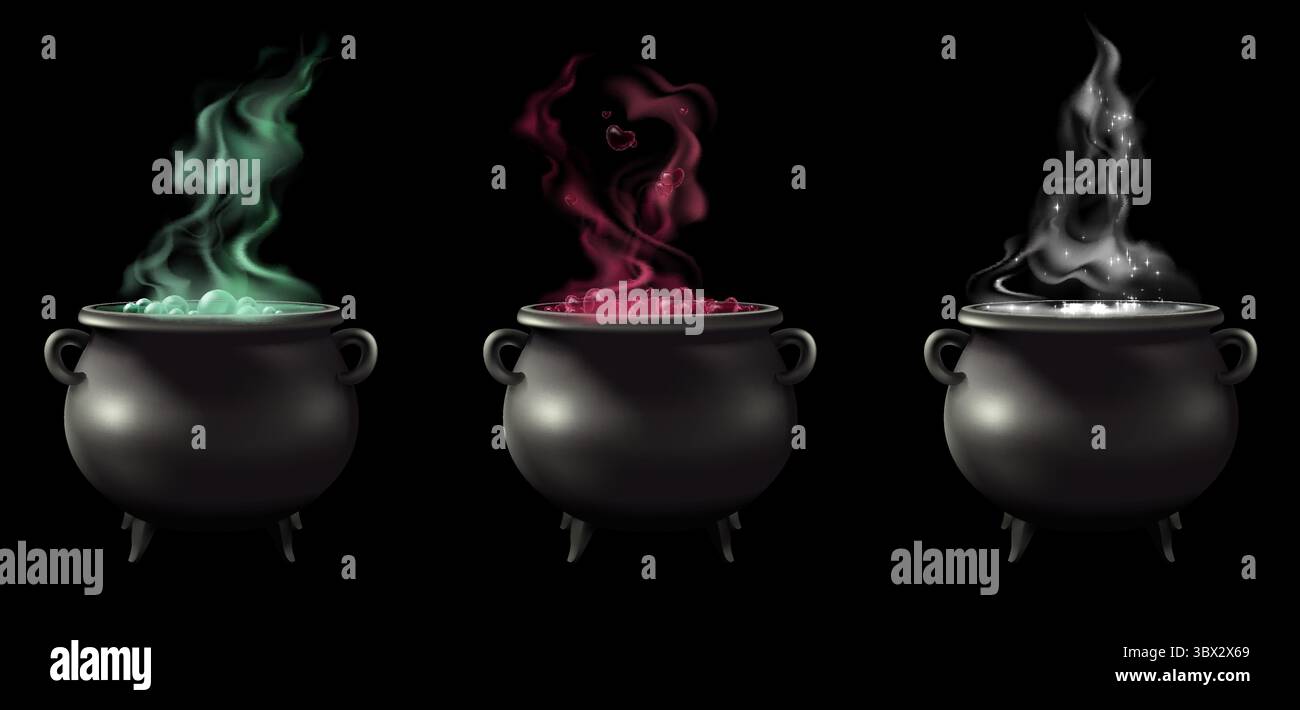 Witch cauldrons magical green hi-res stock photography and images - Alamy