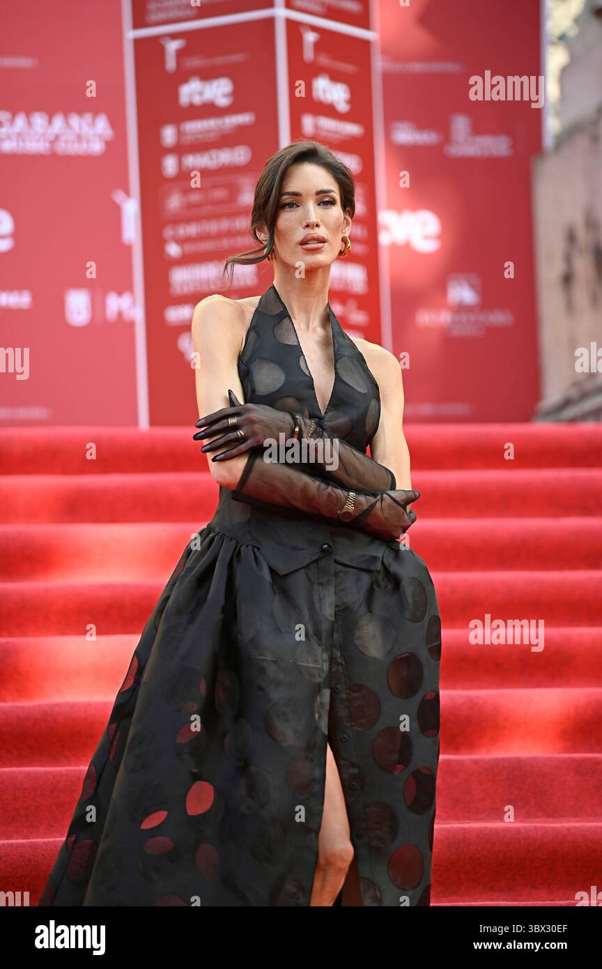 Marta López Álamo poses on the red carpet at the second edition of the ...