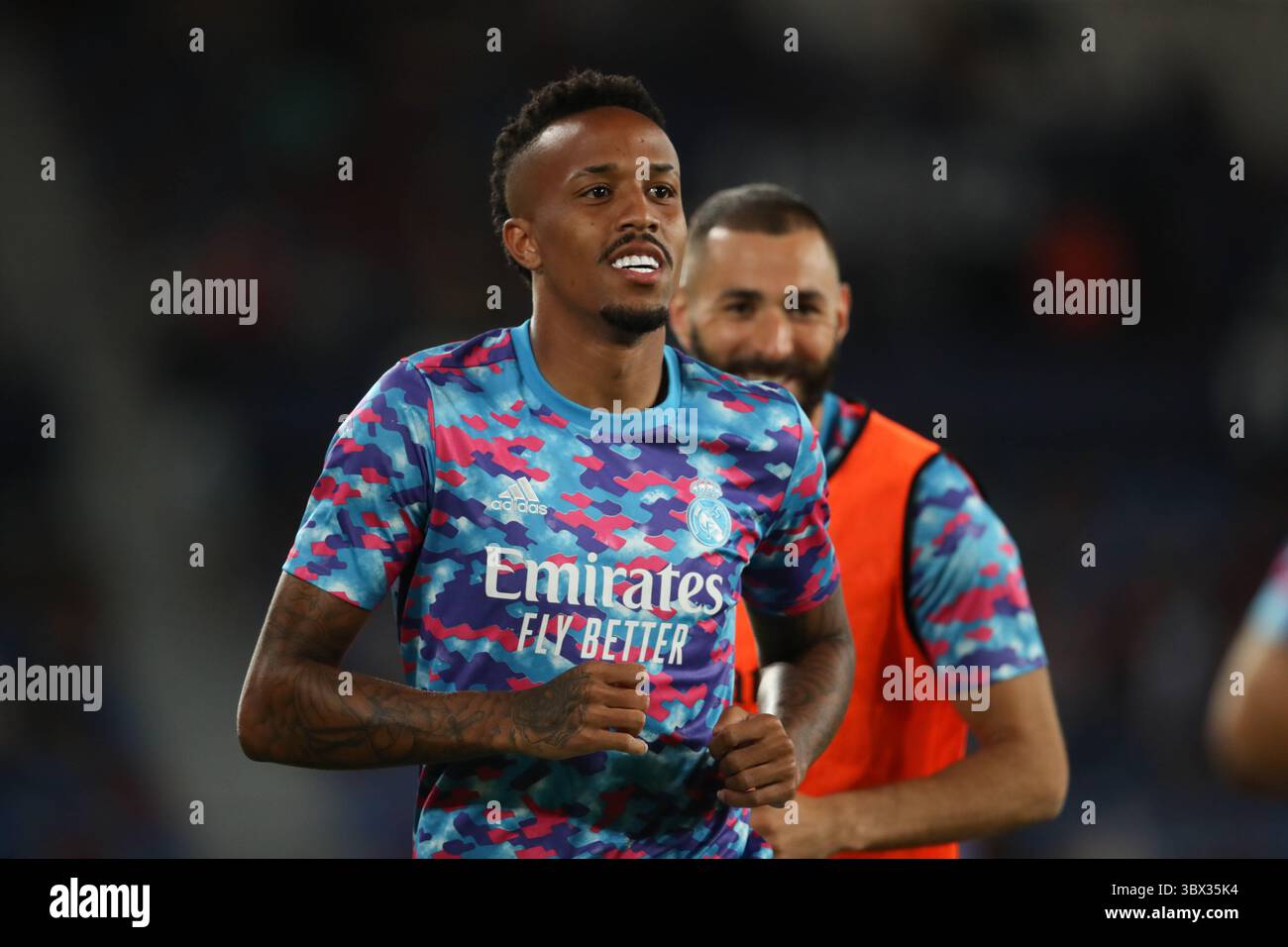 August 22, 2021, Valencia, Spain: Eder Militao of Real Madrid during ...