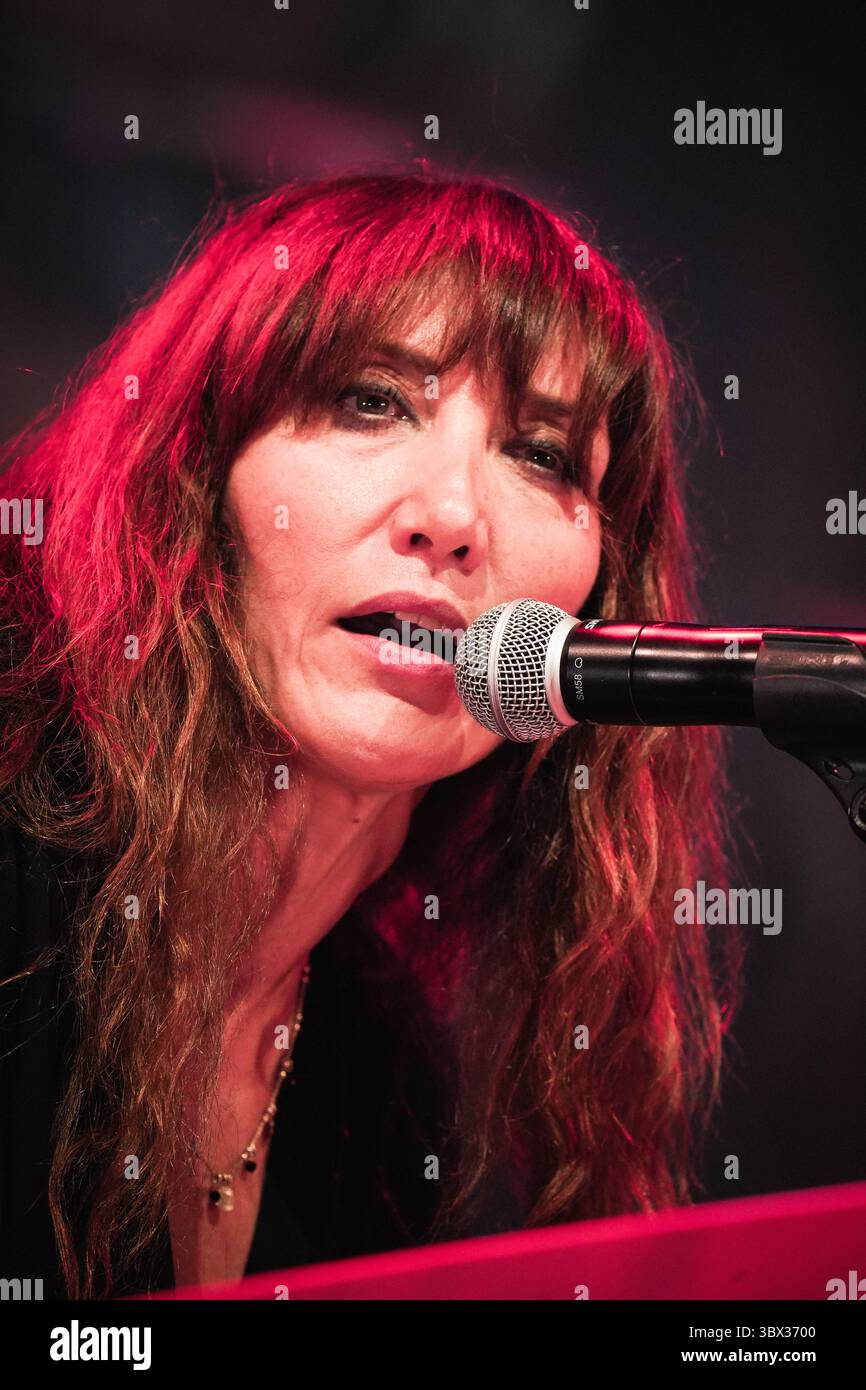 Italian singer Marina Rei in acoustic concert. Cesenatico (Italy ...