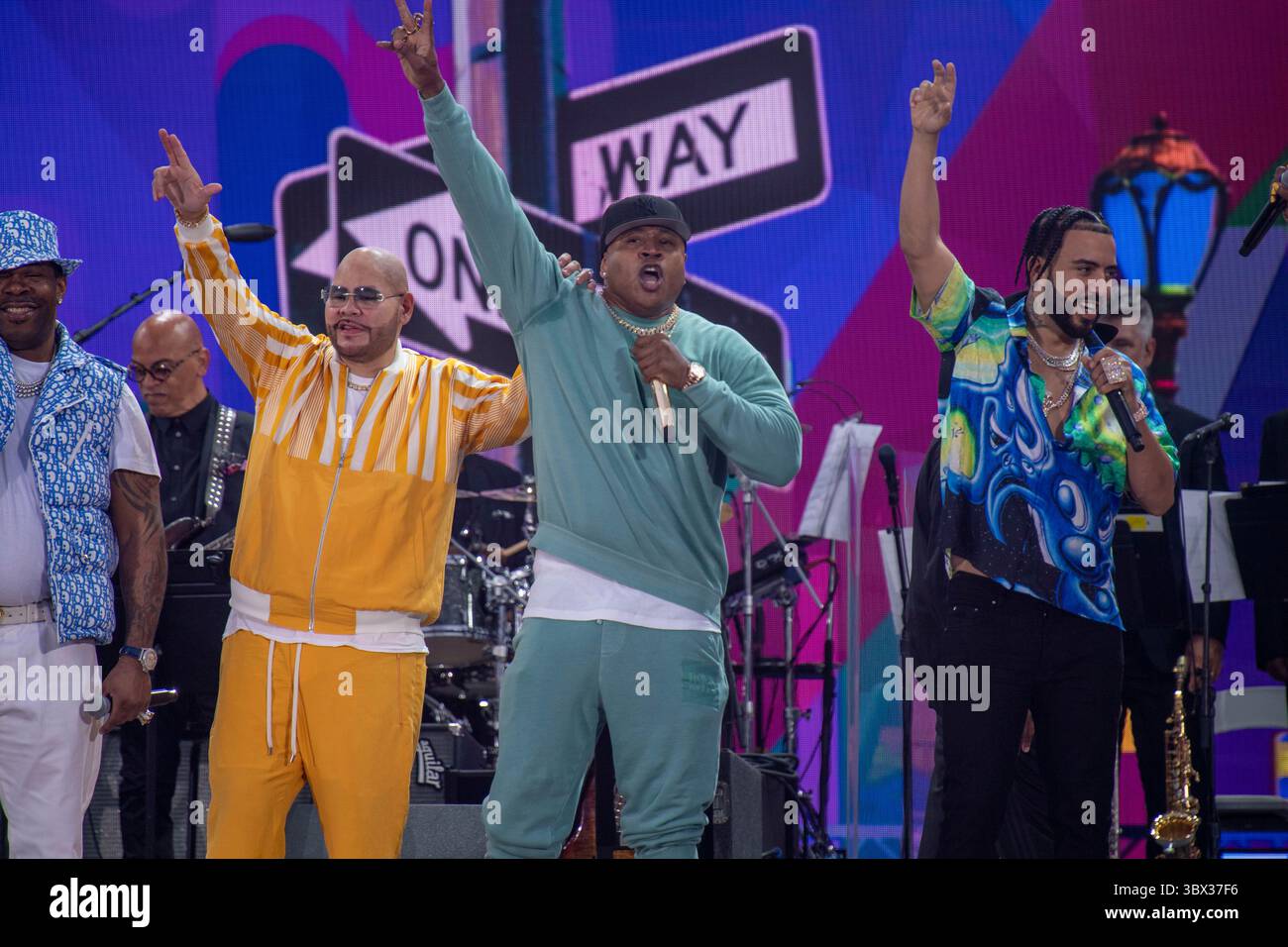August 21, 2021, New York City, New York, USA: BUSTA RHYMES, FAT JOE ...
