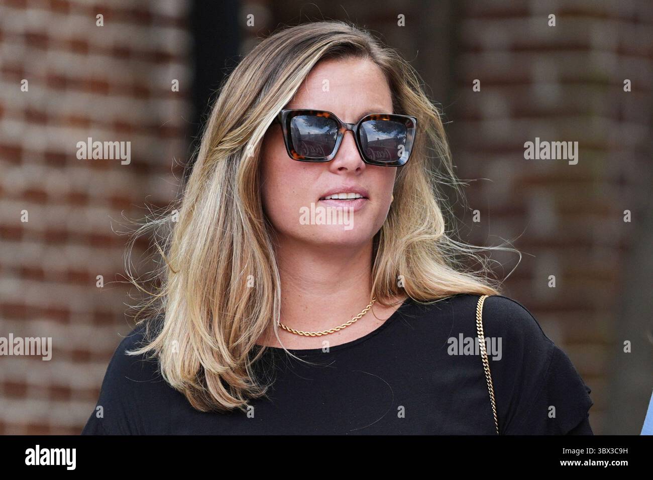 Shannon Keeler departs from Adams County Court House in Gettysburg, Pa ...
