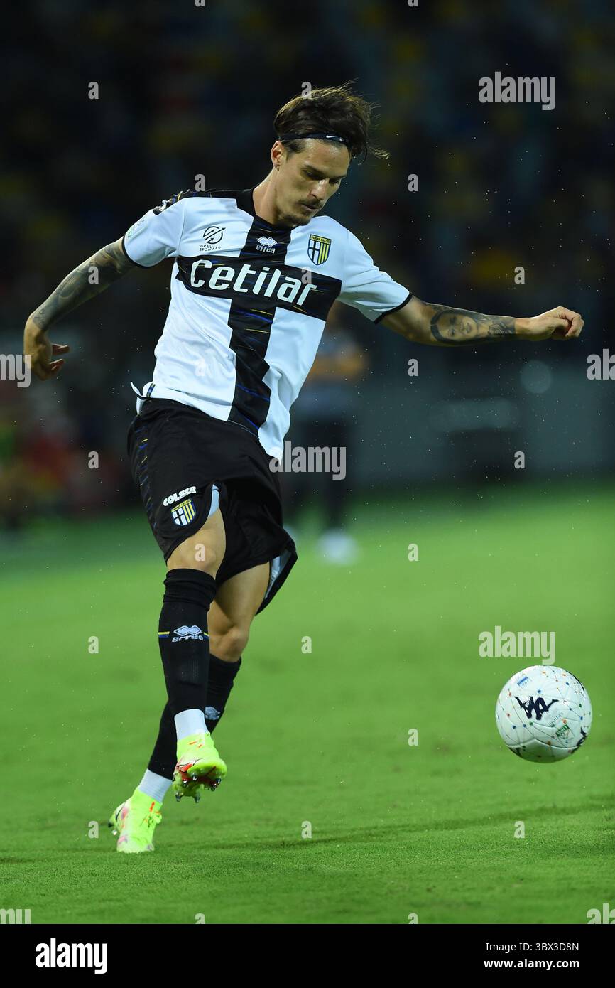 Parma player Dennis Man during the Serie B game Frosinone v Parma at ...