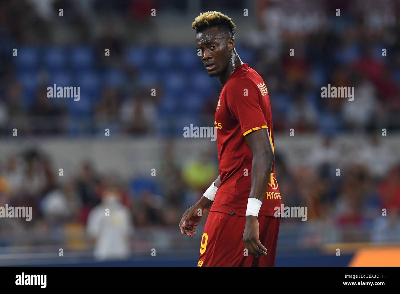 Roma footballer Tammy Abraham during the match Roma-Fiorentina at ...