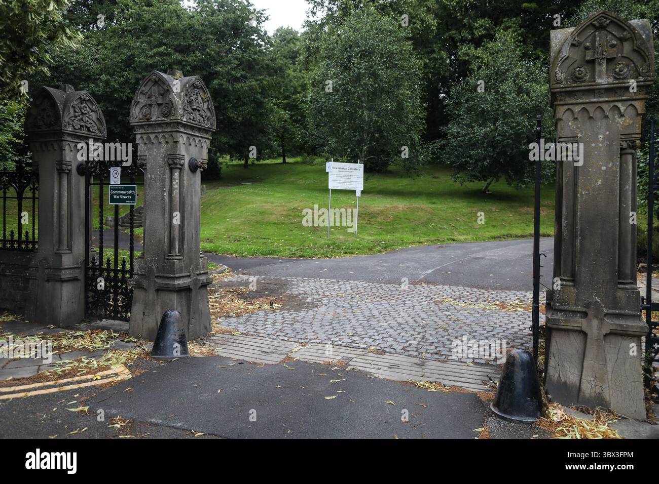6 July 2025.Rawtenstall Cemetery, Rossendale, Lancashire, Great Britain ...