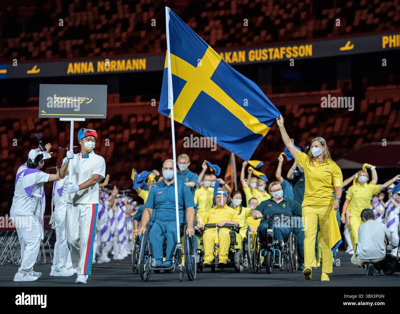 August 24, 2021, Tokyo, Japan: Sweden Paralympic Team Athletes Helene ...