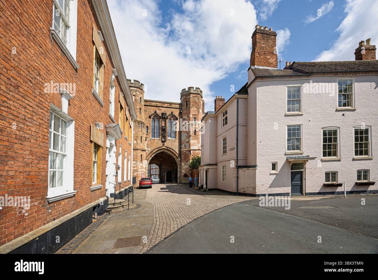 Historic Edgard Tower from College Green in Worcester, Worcestershire ...