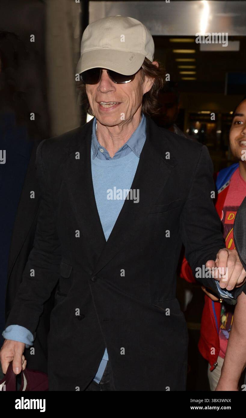 MIAMI, FL - MARCH 17: (EXCLUSIVE COVERAGE) Rolling Stones singer Mick ...
