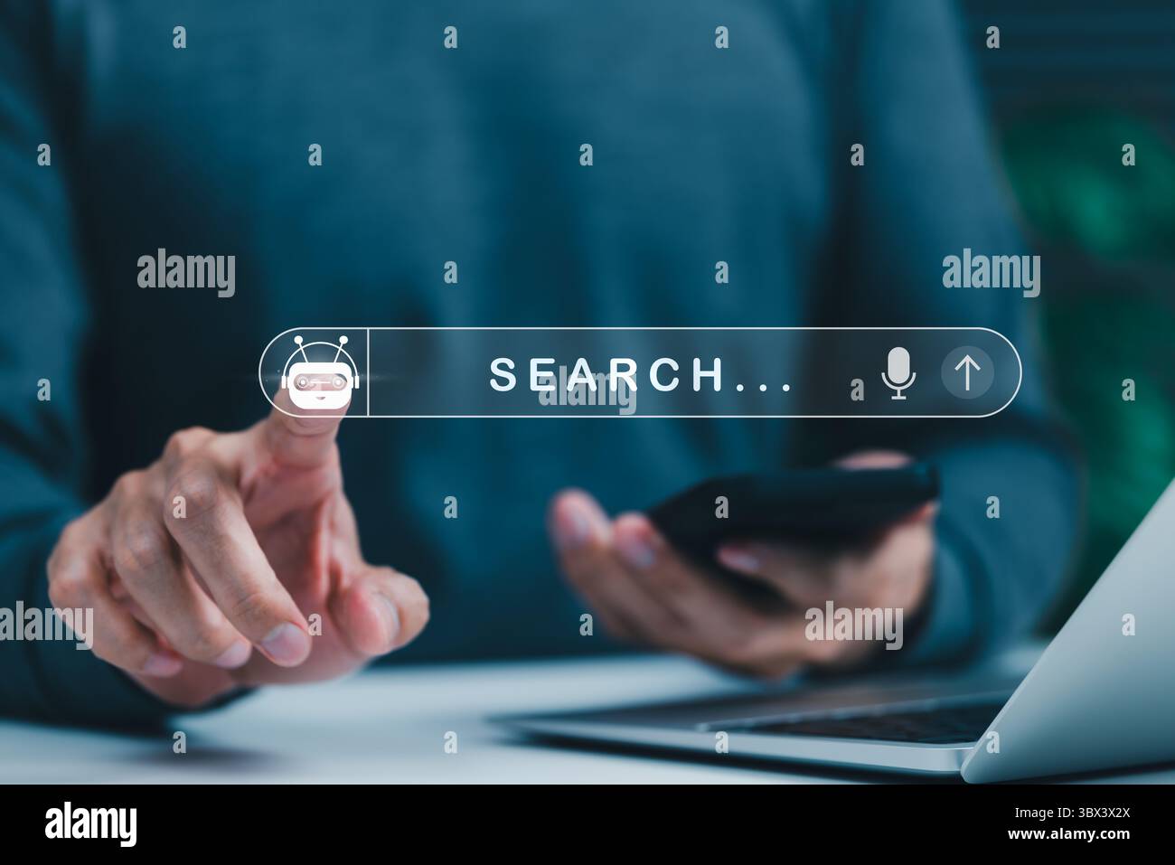 Ai chatbot search bar hi-res stock photography and images - Alamy