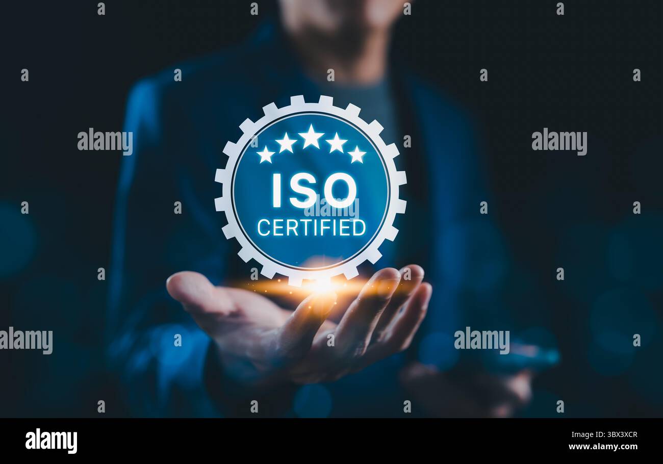 Iso 9001 certification stamp– hi-res stock photography and images - Alamy