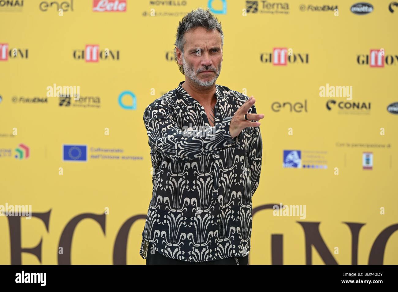 July 17, 2025, Giffoni Valle Piana, Salerno, Italy: Nek, Italian singer ...