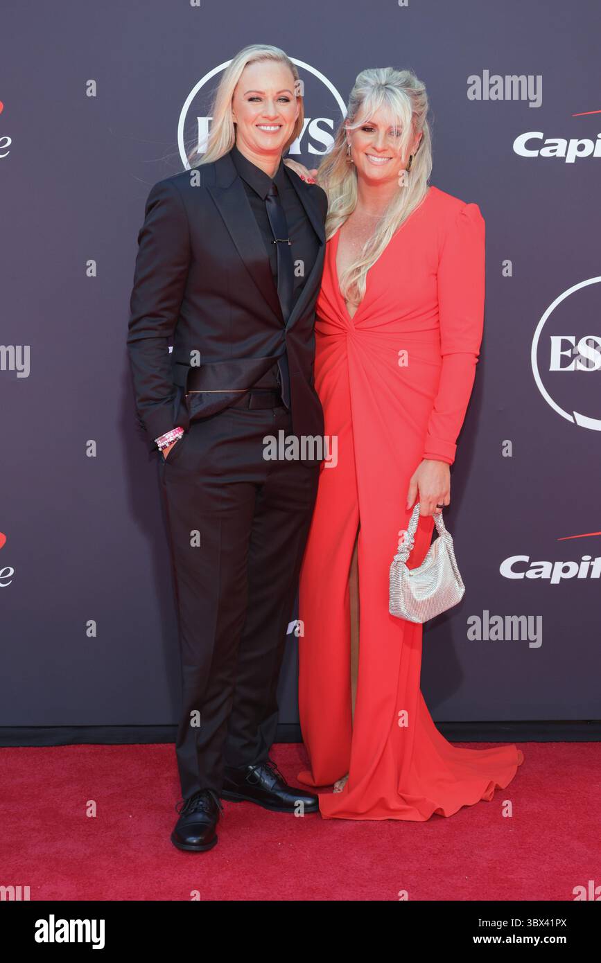 Hollywood, USA. 16th July, 2025. Erin Regan and Kelly Regan attend the ...