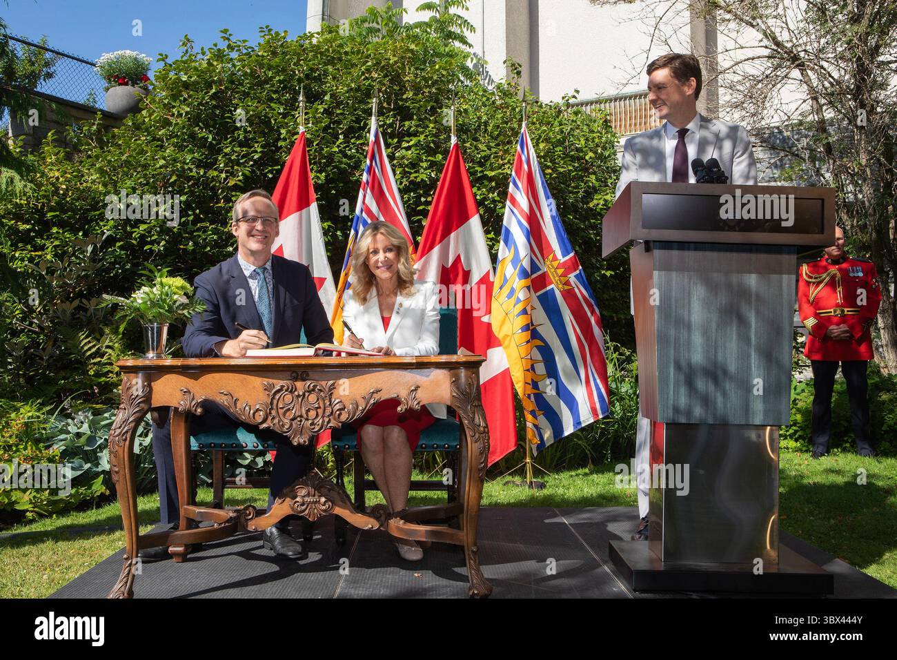 Victoria, Can. 17th July, 2025. B.C. Lt.-Gov. Wendy Cocchia joins ...