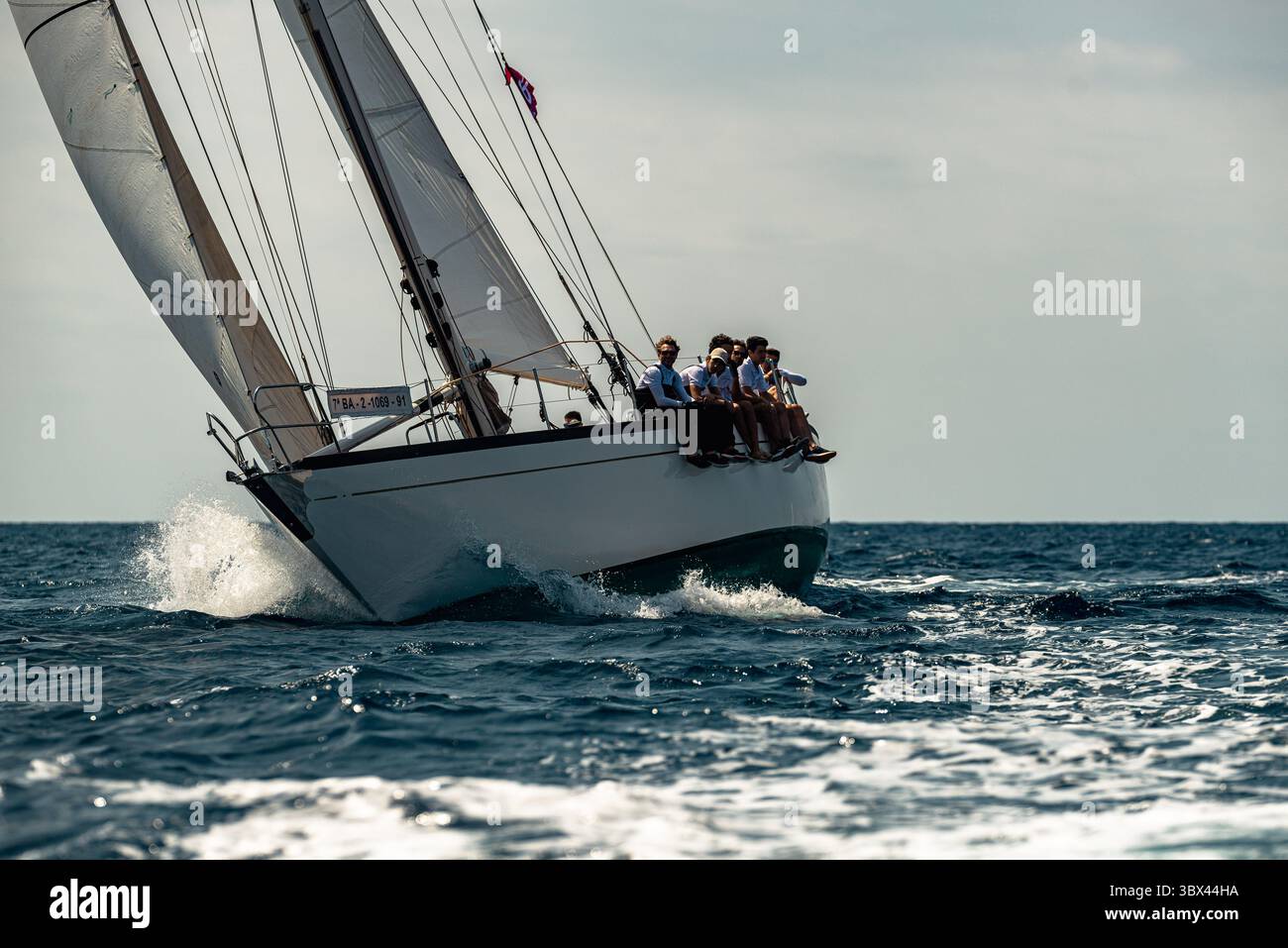 August 28, 2021, Mahon, Balearic Islands, Spain: Competitors take part ...