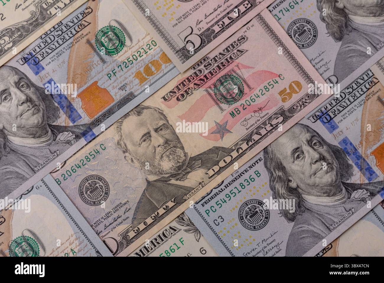 USA money, cash paper dollars, american business and financial ...