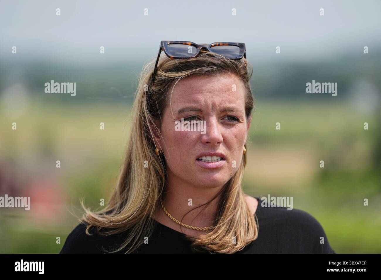 Shannon Keeler speaks during an interview with The Associated Press in ...