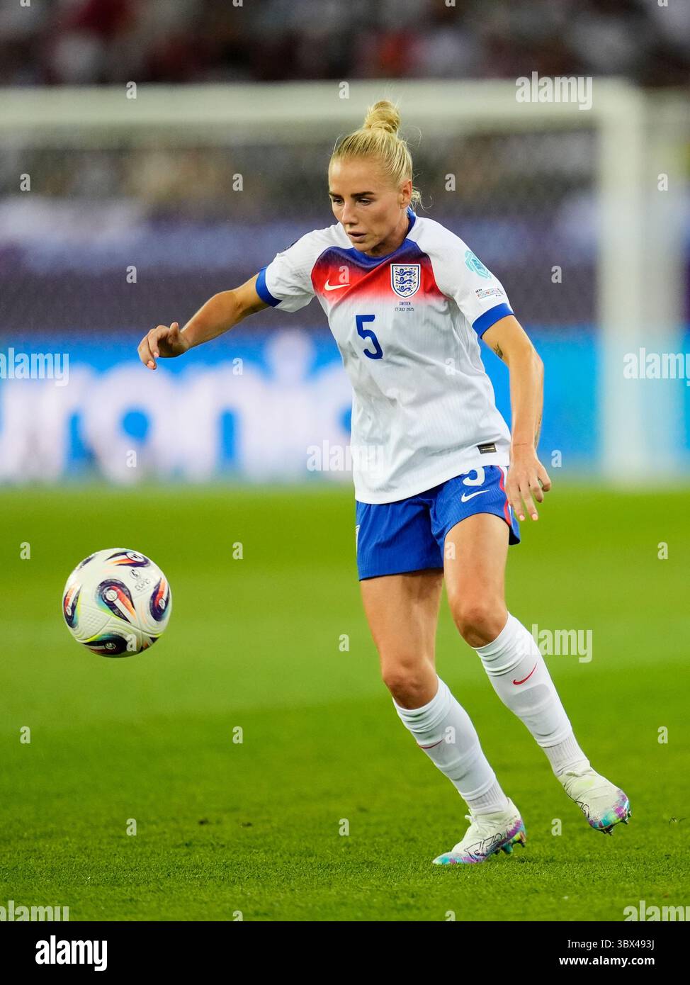 England's Alex Greenwood during the UEFA Women's Euro 2025 quarter-final match at the Stadion ...