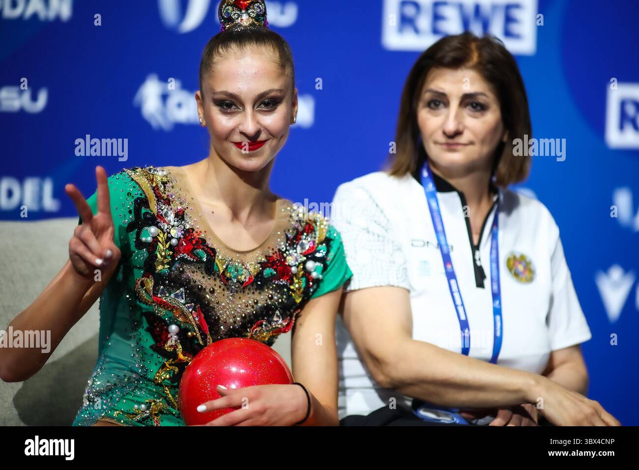 Silva Sargsyan (Armenia) at first day of qualification; Rhine-Ruhr 2025 ...
