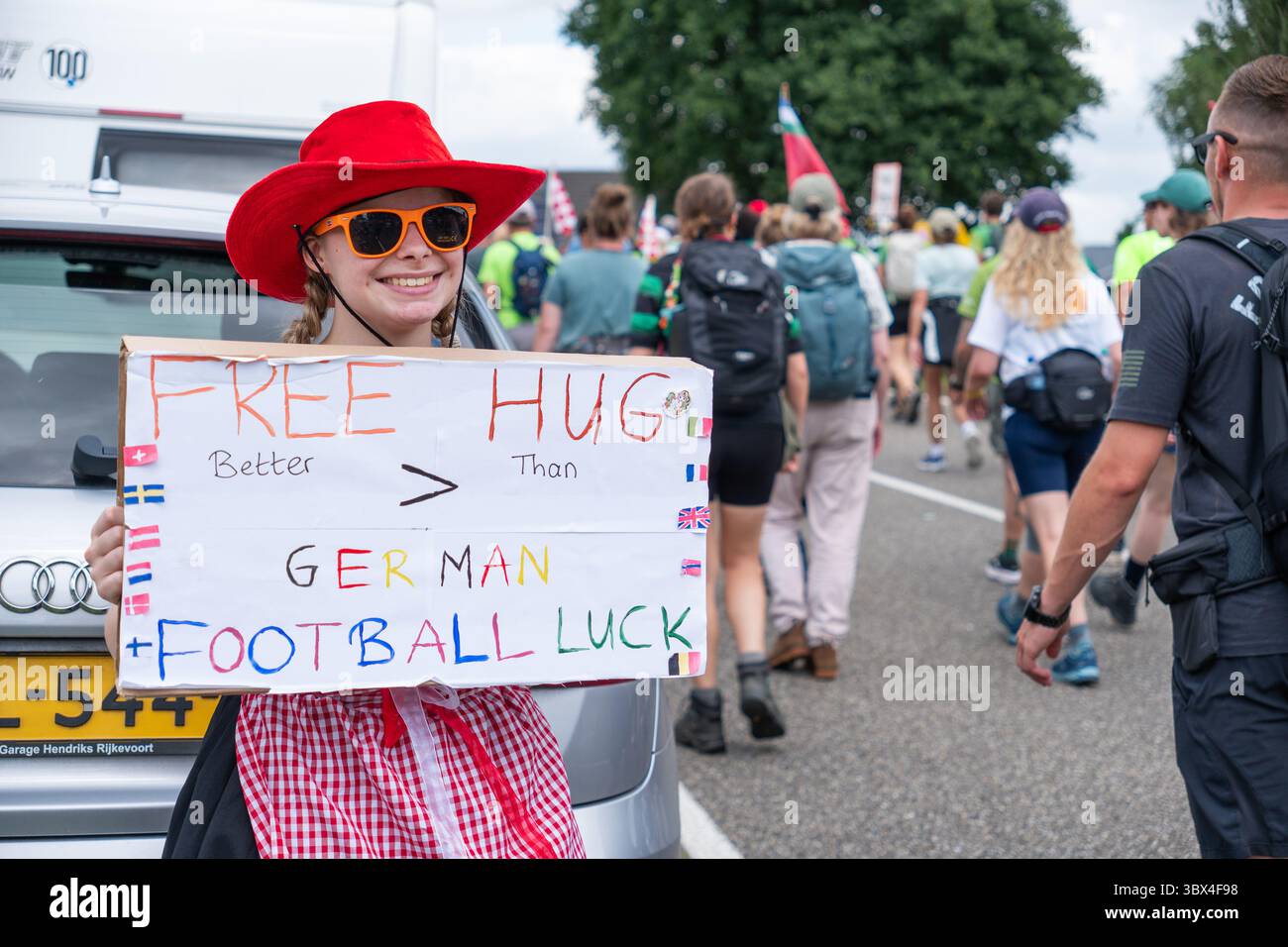 GROESBEEK, NETHERLANDS - JULY 17: Day 3 of the Four Day Marches ...