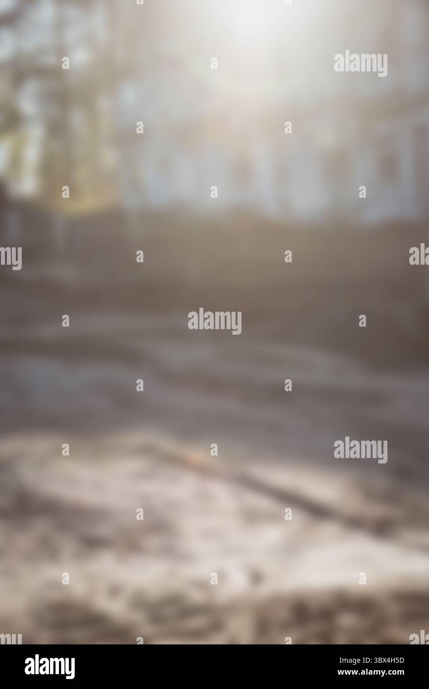 Empty construction site background Stock Photo - Alamy