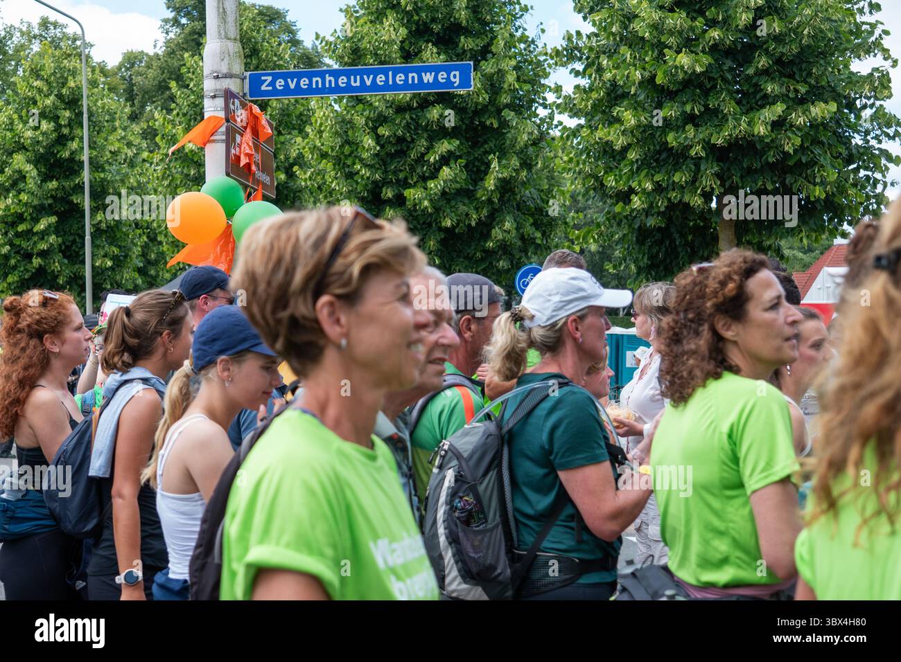 GROESBEEK, NETHERLANDS - JULY 17: Day 3 of the Four Day Marches ...