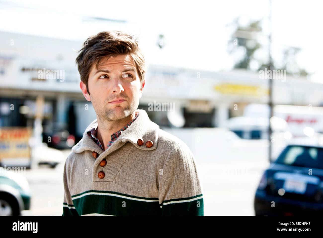 Portraits of American actor ADAM SCOTT photographed July 28, 2011 in ...