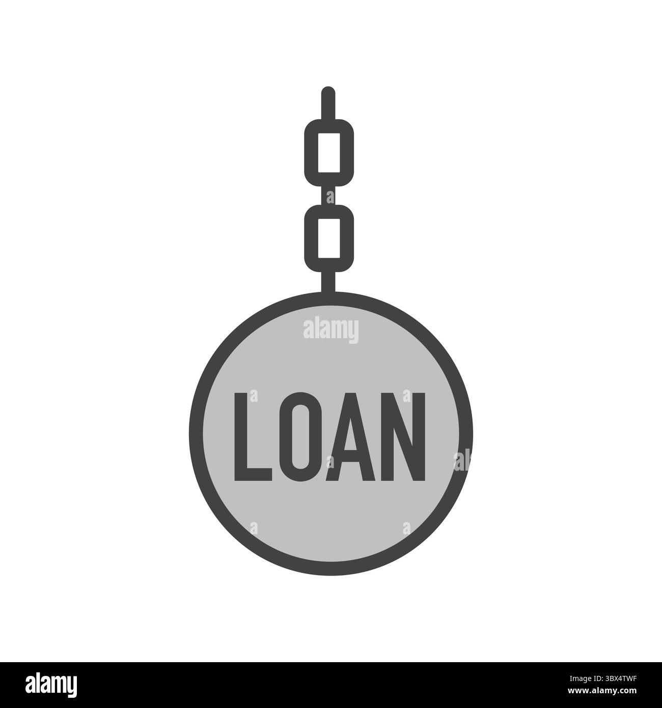 Student Loan Debt Forgiveness Icon w Debt Burden Images Stock Vector ...