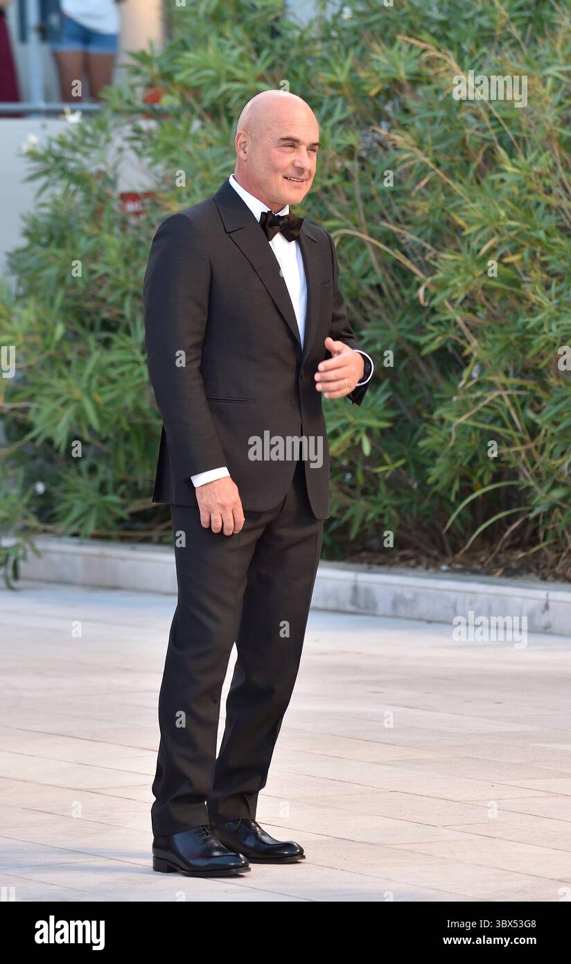 Italian actor and director Luca Zingaretti at the 78 Venice ...