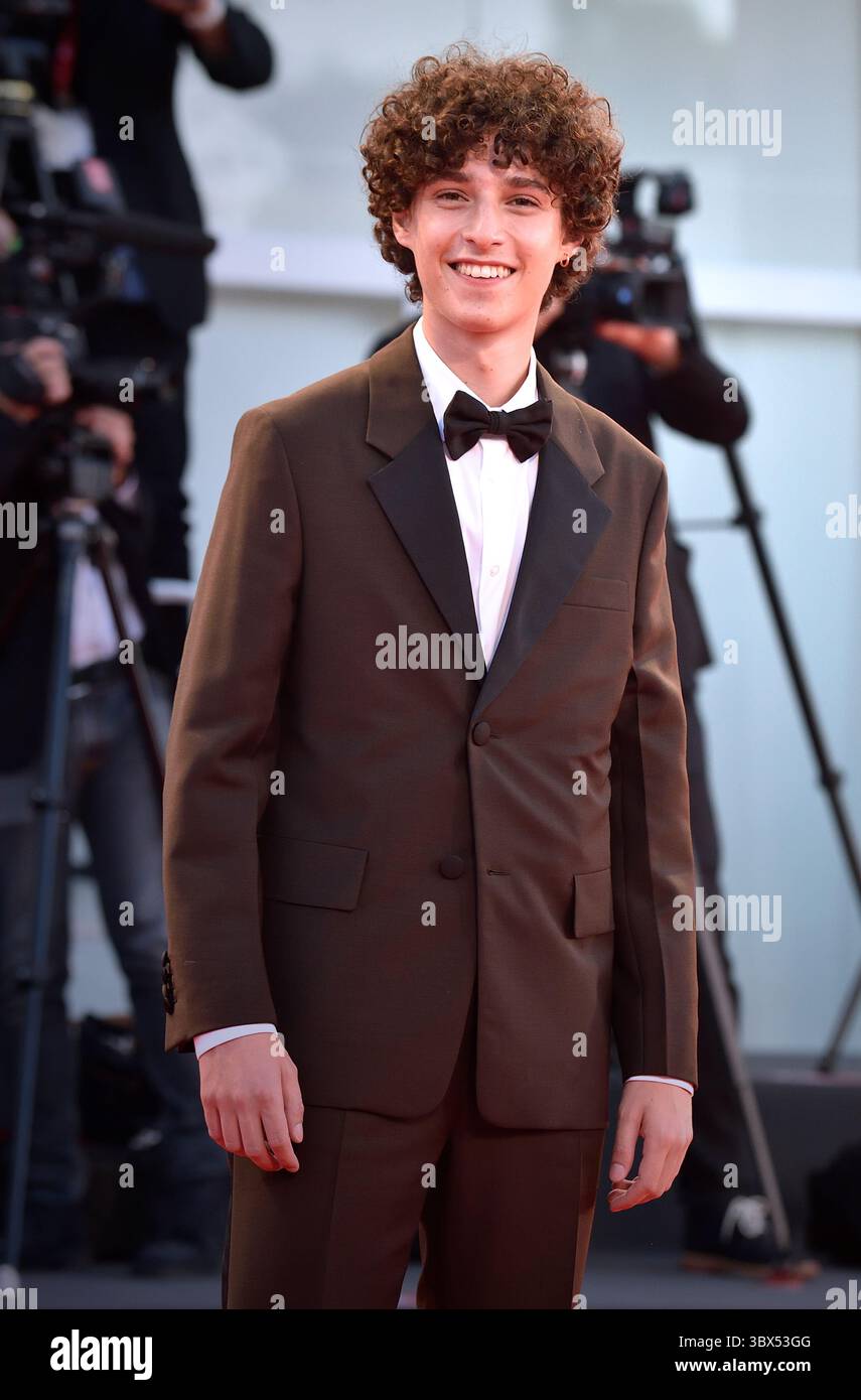 Italian actor Filippo Scotti at the 78 Venice International Film ...