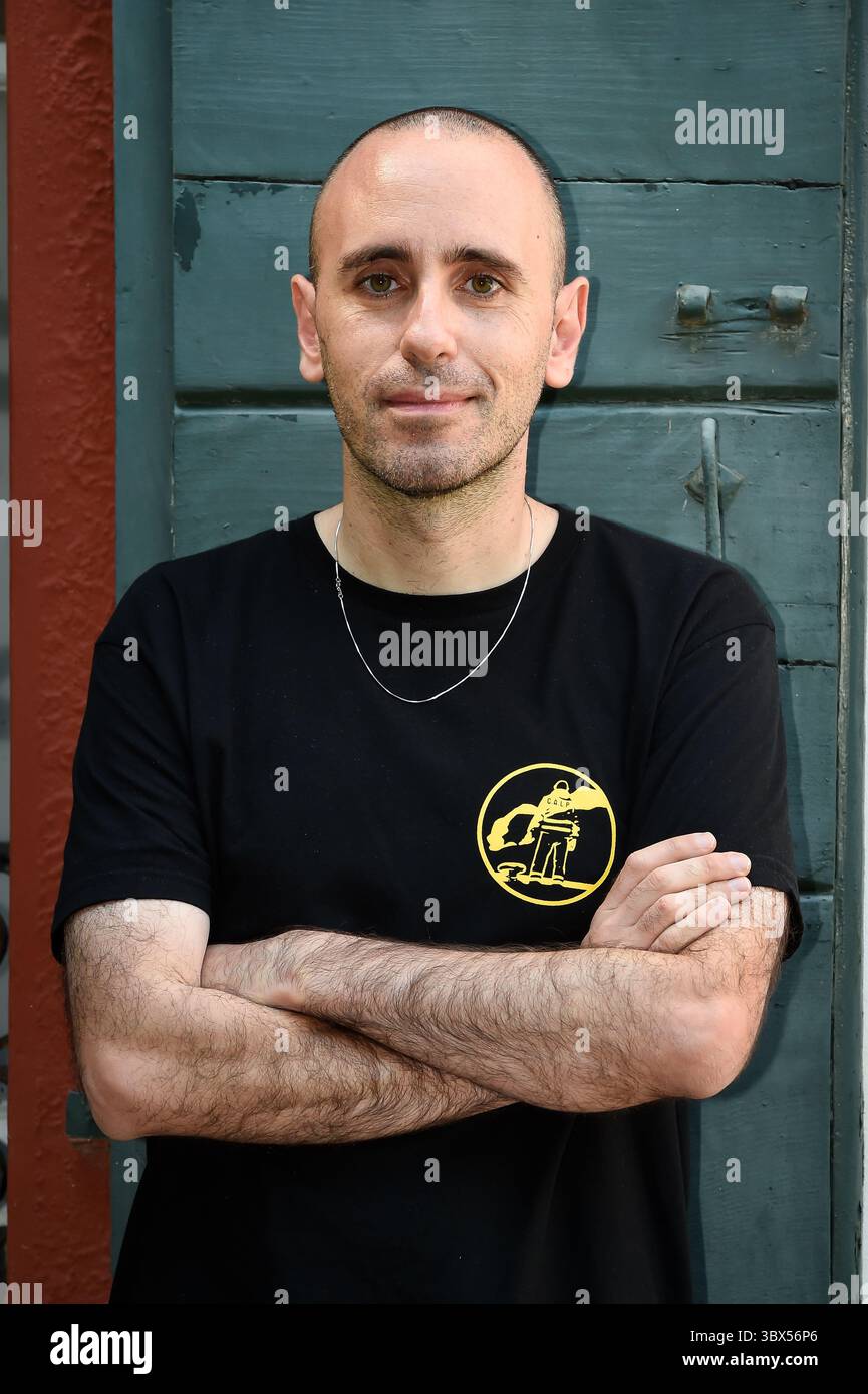 Italian cartoonist Zerocalcare (Michele Rech) at the 78 Venice ...