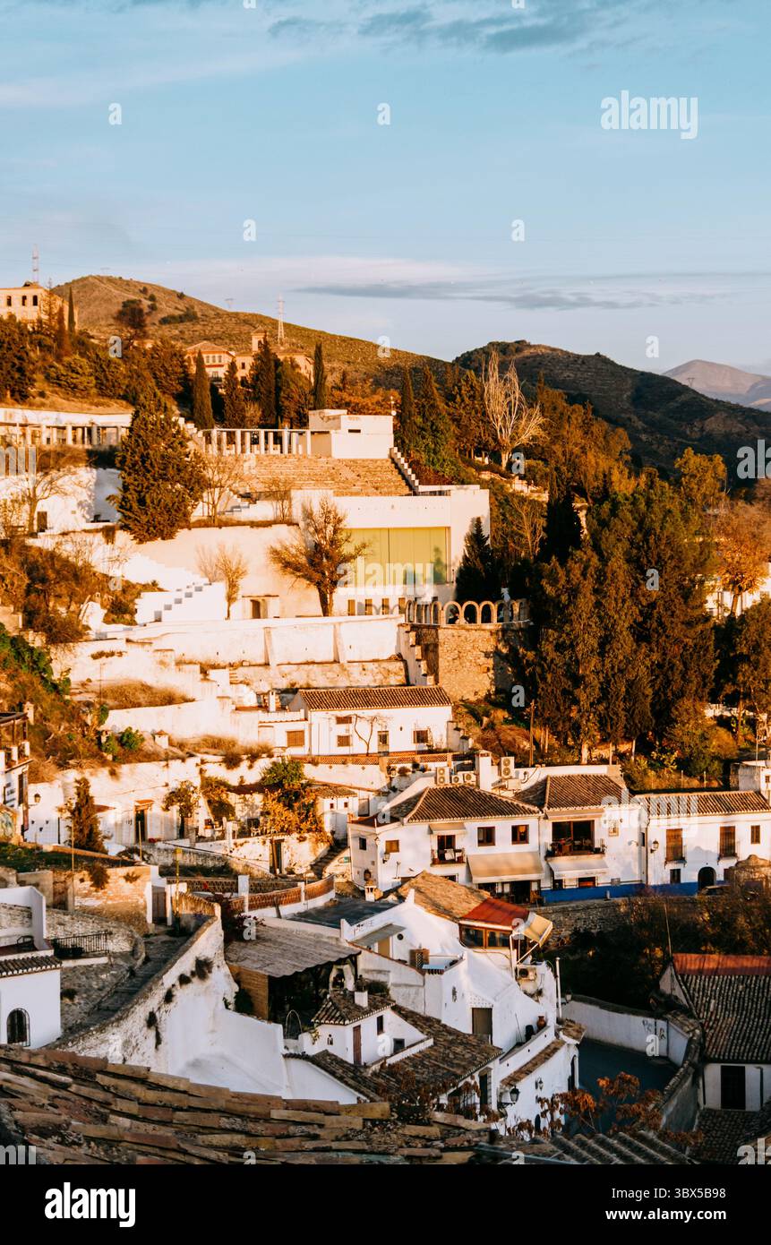 Layered hillside houses hi-res stock photography and images - Alamy