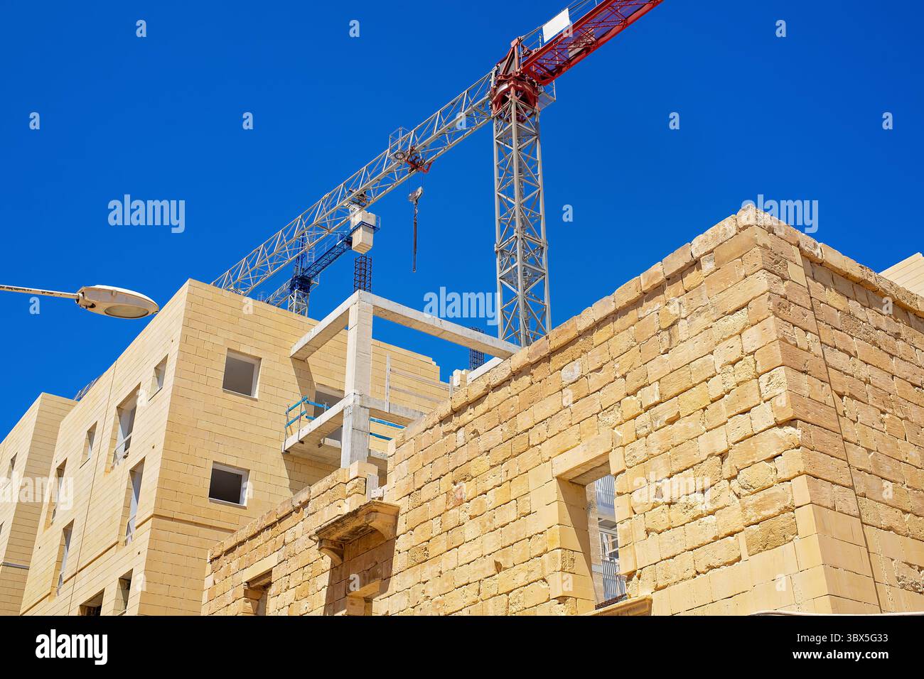 Building under construction made limestone hi-res stock photography and ...
