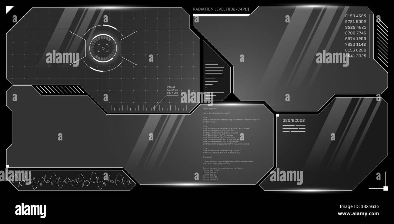 Transparent panels Black and White Stock Photos & Images - Alamy