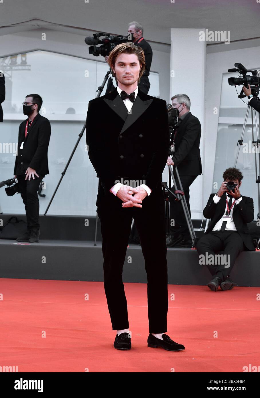 American actor Chase Stokes at the 78 Venice International Film ...