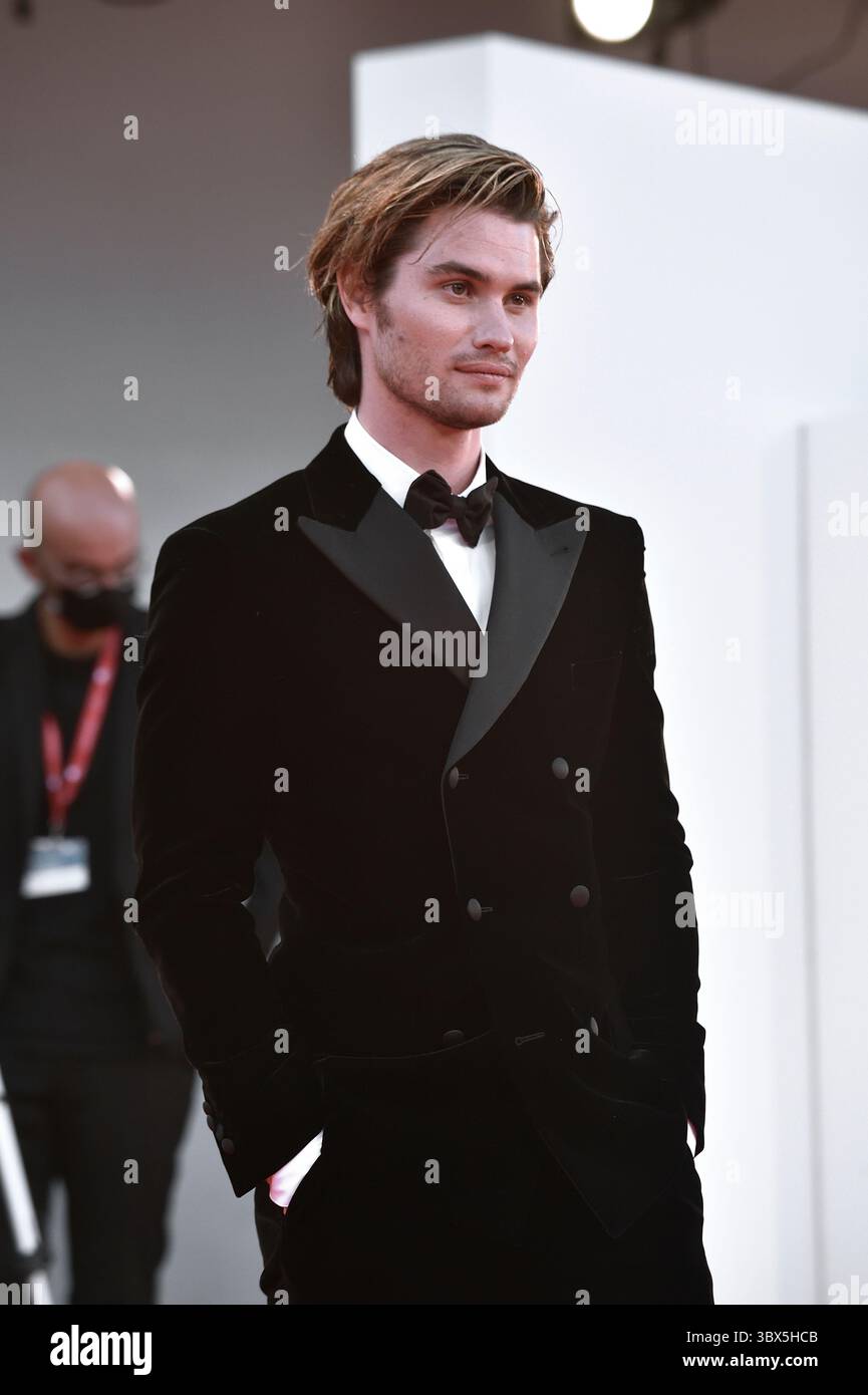 American actor Chase Stokes at the 78 Venice International Film ...