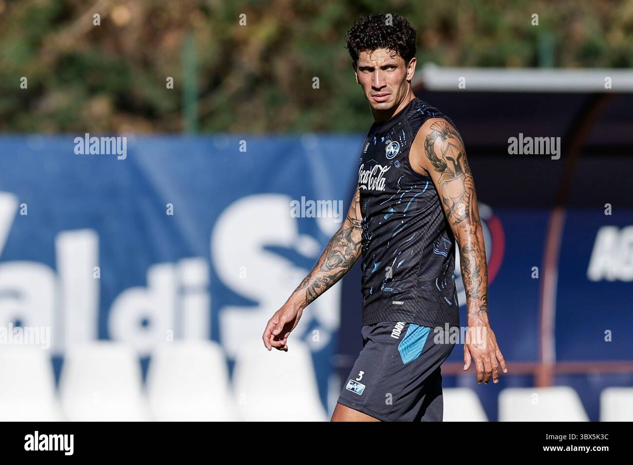 Luca Marianucci of SSC Napoli during first day of SSC Napoli's 2025-26 ...